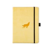Dingbats* Wildlife A5+ Cream Wolf Notebook - Graph - Inbunden ...